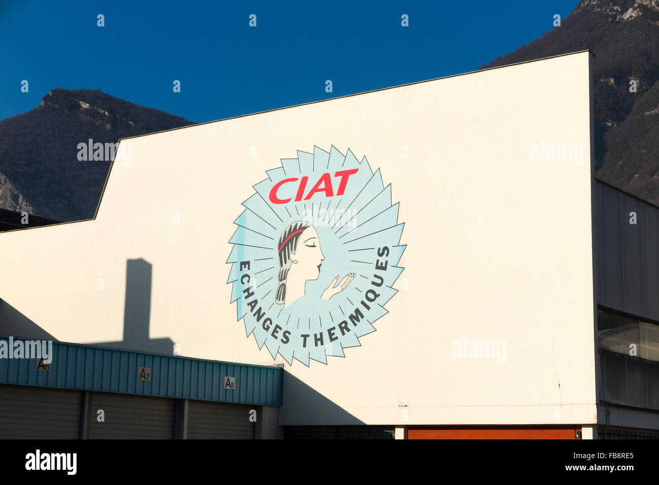 Logo and exterior / front / outside / exterior of the CIAT works in ...