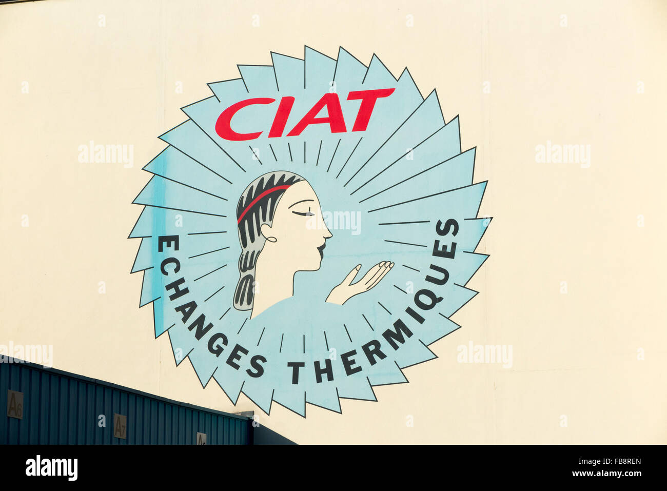 Logo and exterior / front / outside / exterior of the CIAT works in ...