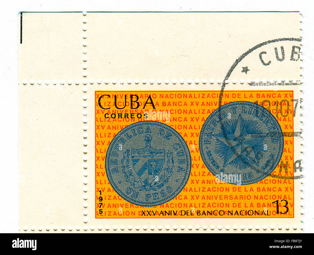 Vintage cuba stamp hi-res stock photography and images - Alamy