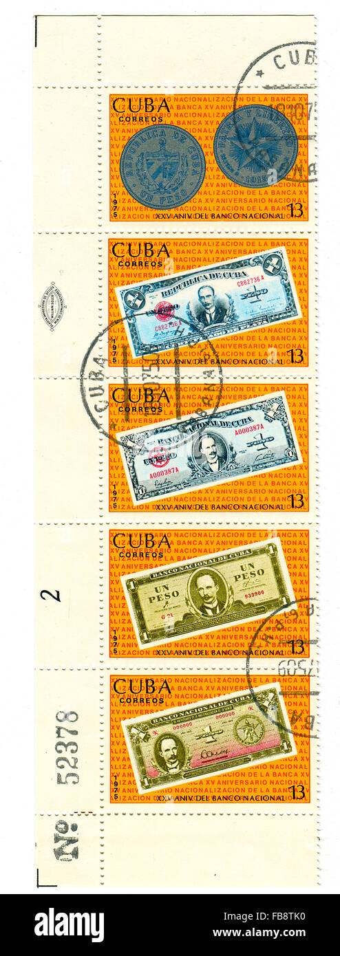 Vintage cuba stamp hi-res stock photography and images - Alamy