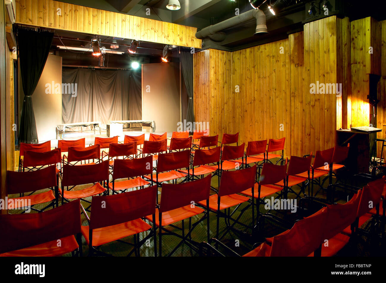 Small Movie Theater at Performing Arts School Stock Photo - Alamy