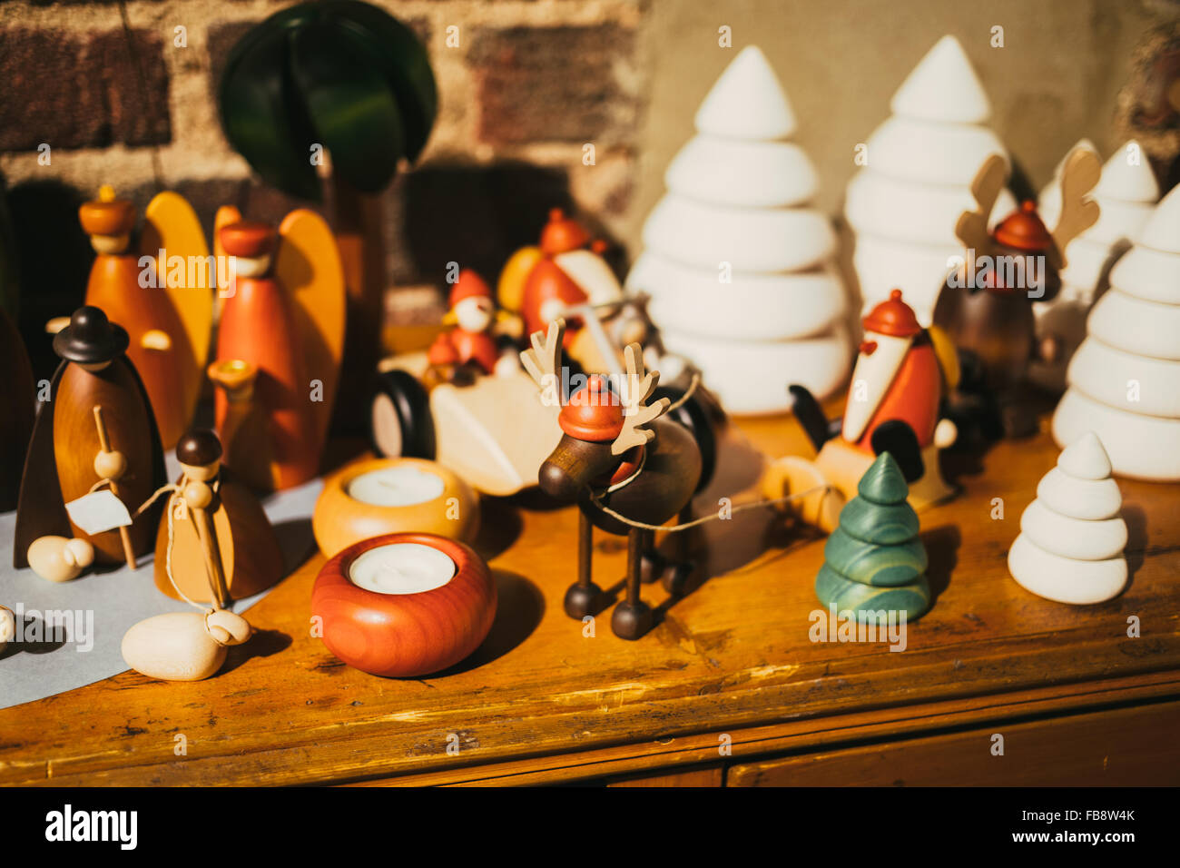 Many little Finland christmas toys Stock Photo - Alamy