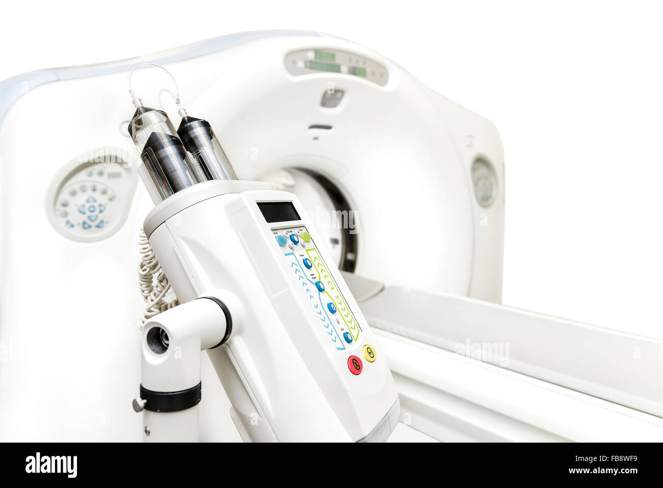 Injection pump for computerized tomography scanner Stock Photo - Alamy