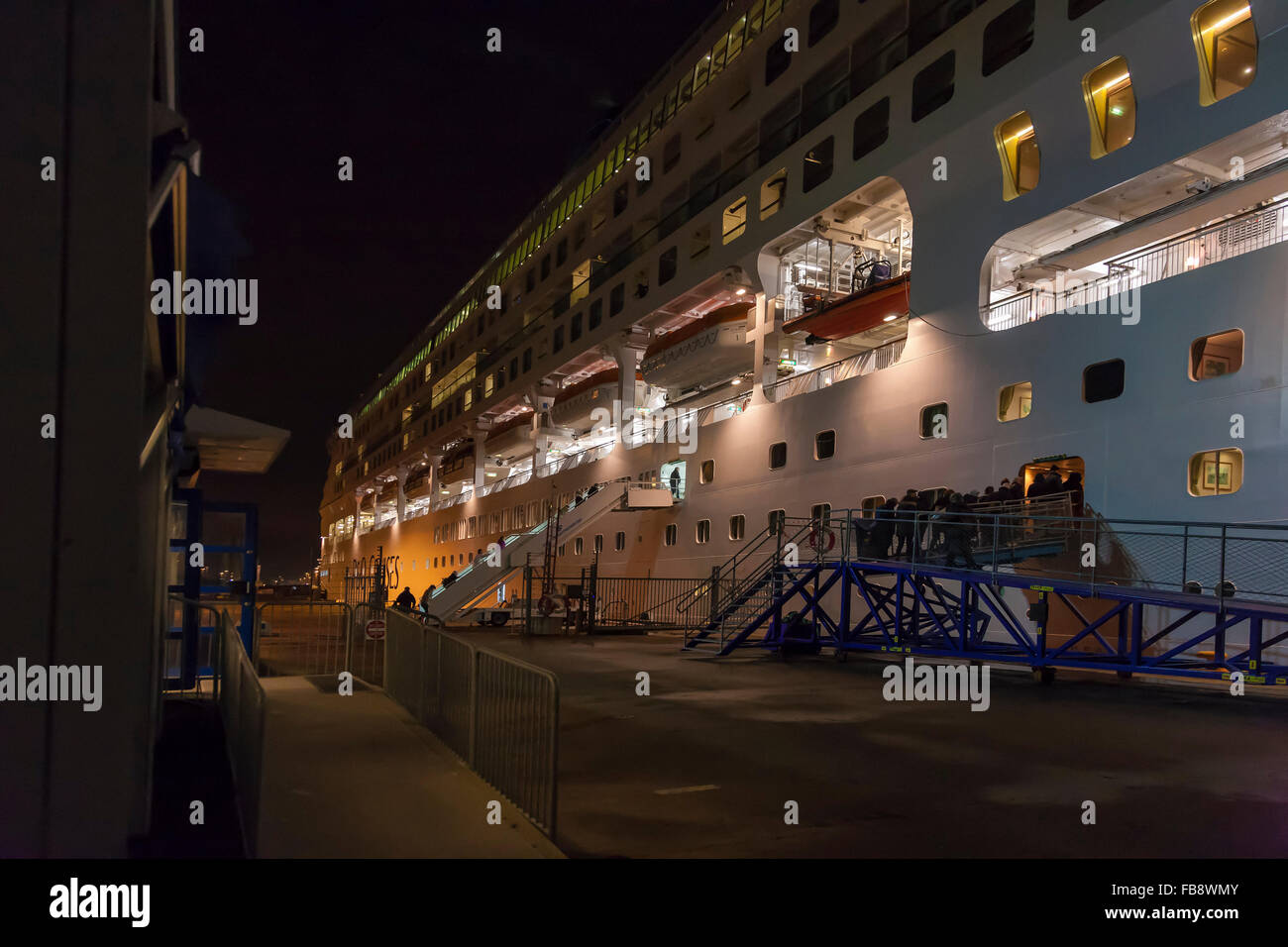 P&O Aurora moored alongside dock in Gothenburg Sweden Stock Photo - Alamy