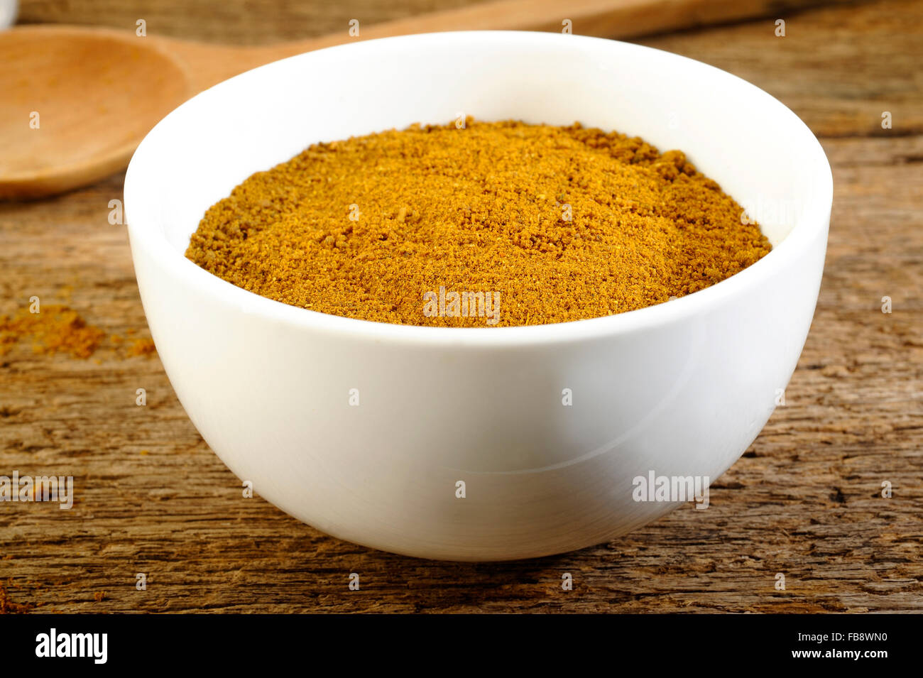 garam masala powder in white bowl Stock Photo - Alamy