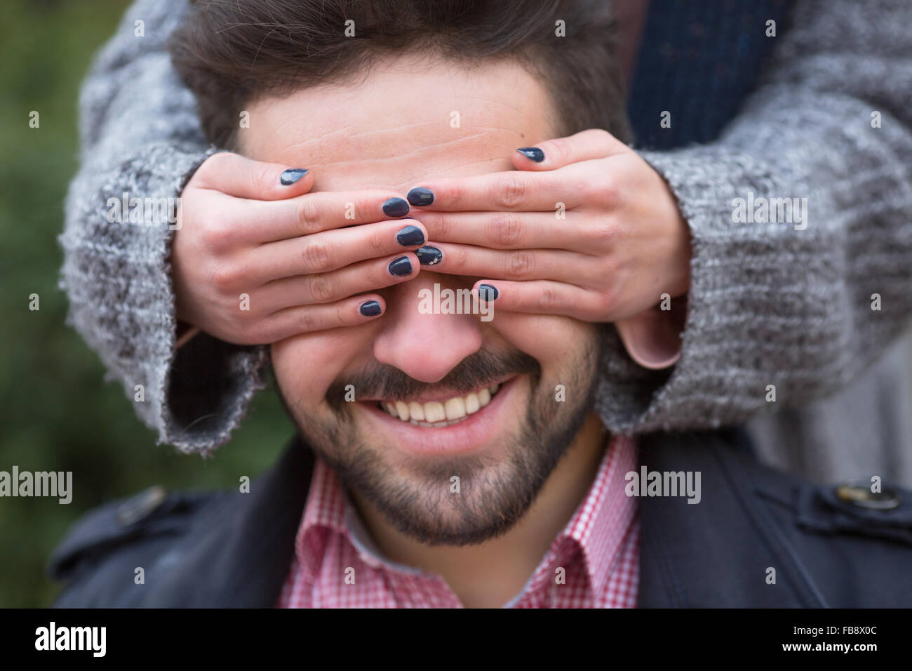 Male model closing eyes hi-res stock photography and images - Alamy