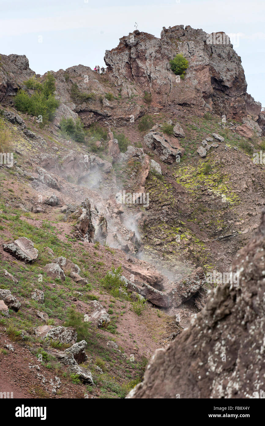 Crater of mount vesuv hi-res stock photography and images - Alamy