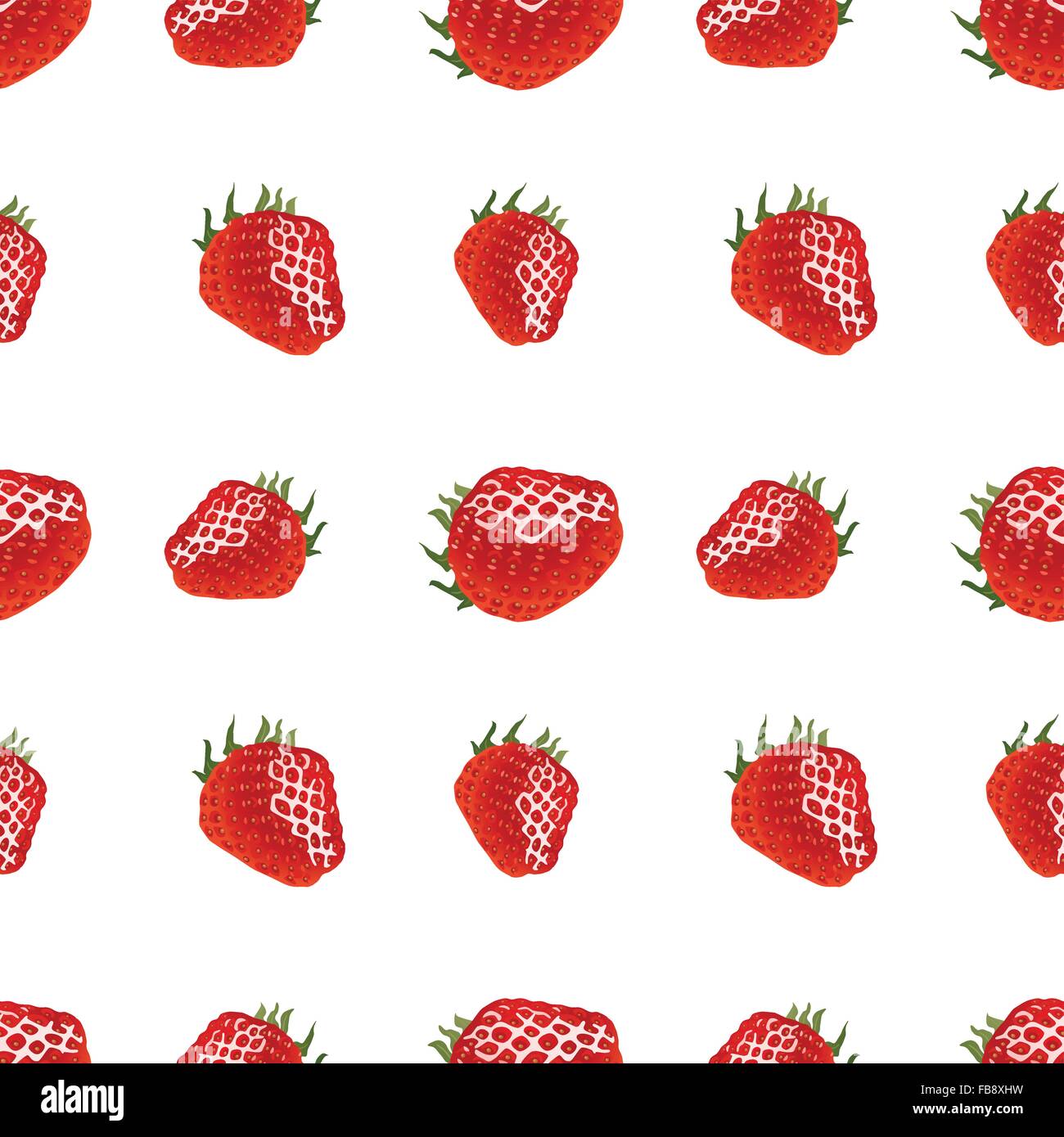 Seamless pattern with strawberry Stock Vector Image & Art - Alamy