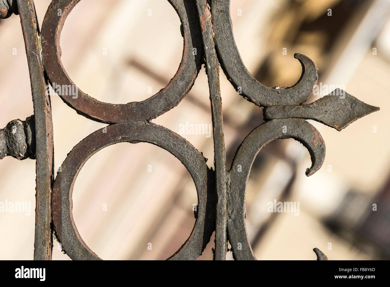 Wrought iron balcony railing hi-res stock photography and images - Alamy