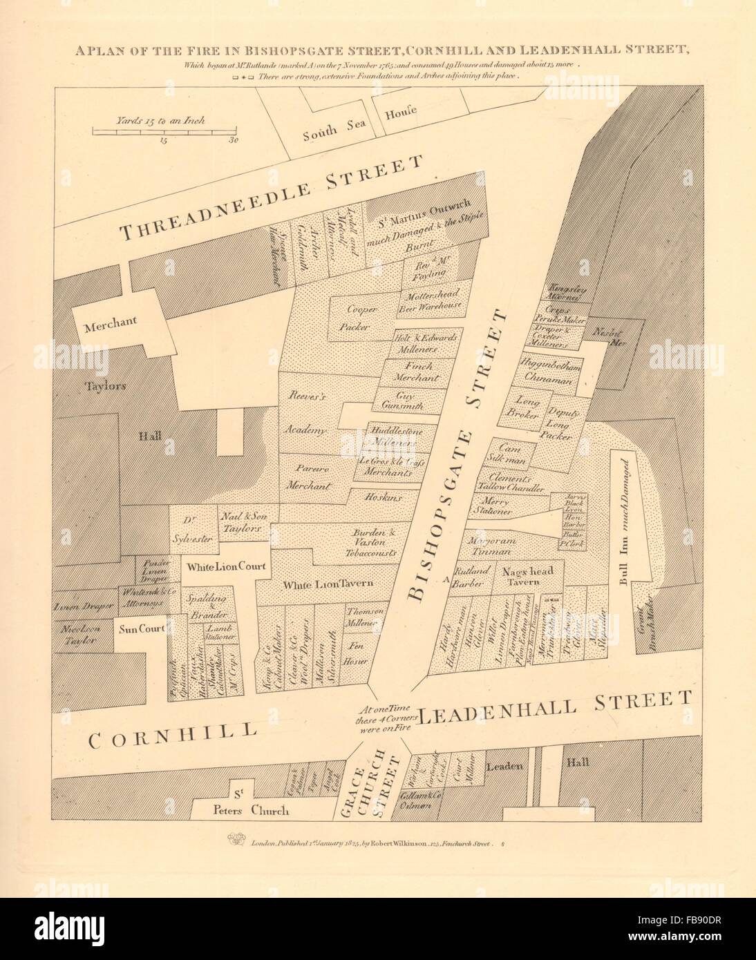 Bishopsgate map hi-res stock photography and images - Alamy