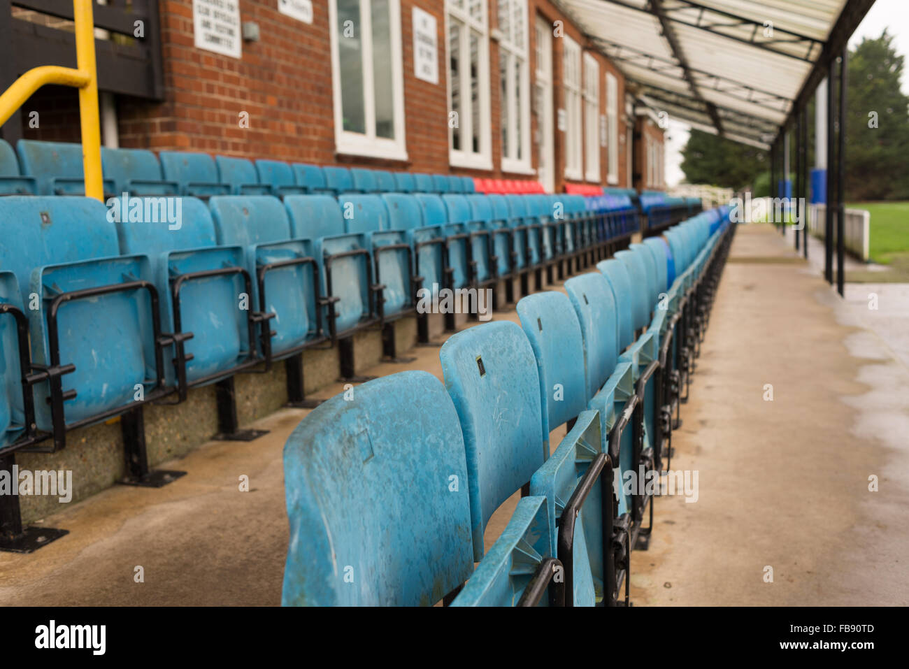Stands at Cambridge University Rugby Club ground Stock Photo - Alamy