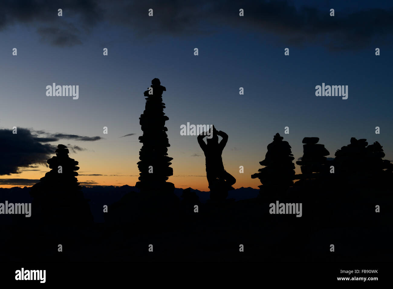 Steinerne Mandlen -Mölten / Meltina Stock Photo - Alamy