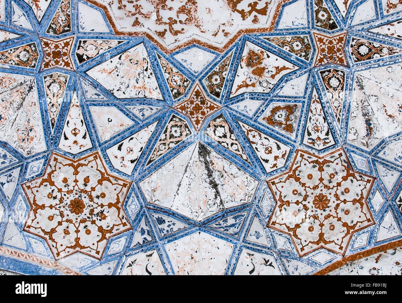 Highly detailed background with oriental ornaments Stock Photo - Alamy