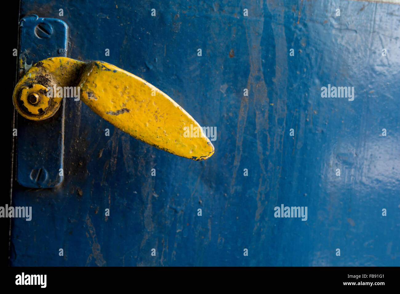 Handle. Train details. Indian Railways trains, India Stock Photo - Alamy