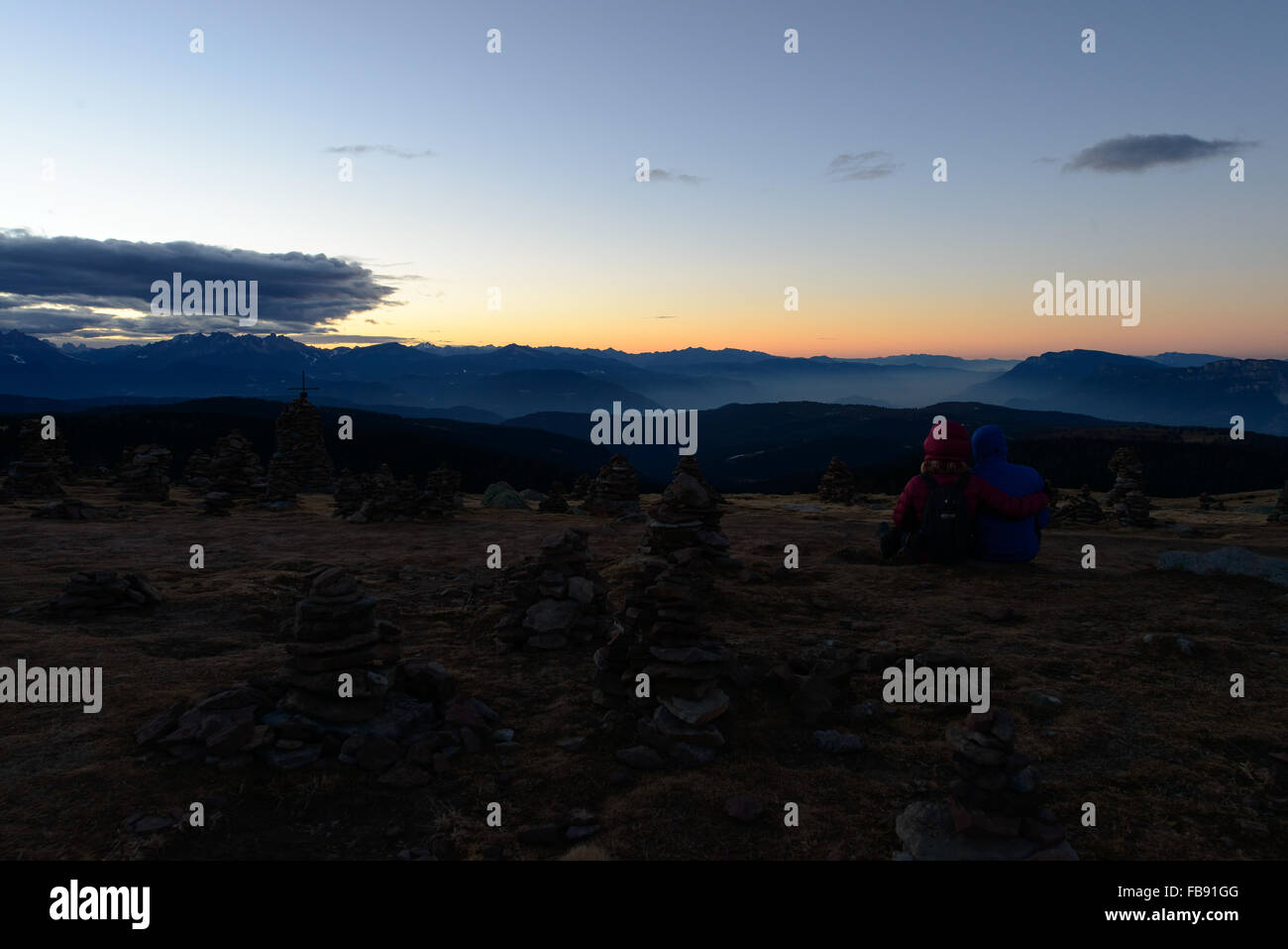 Steinerne Mandlen - Mölten / Meltina Stock Photo - Alamy