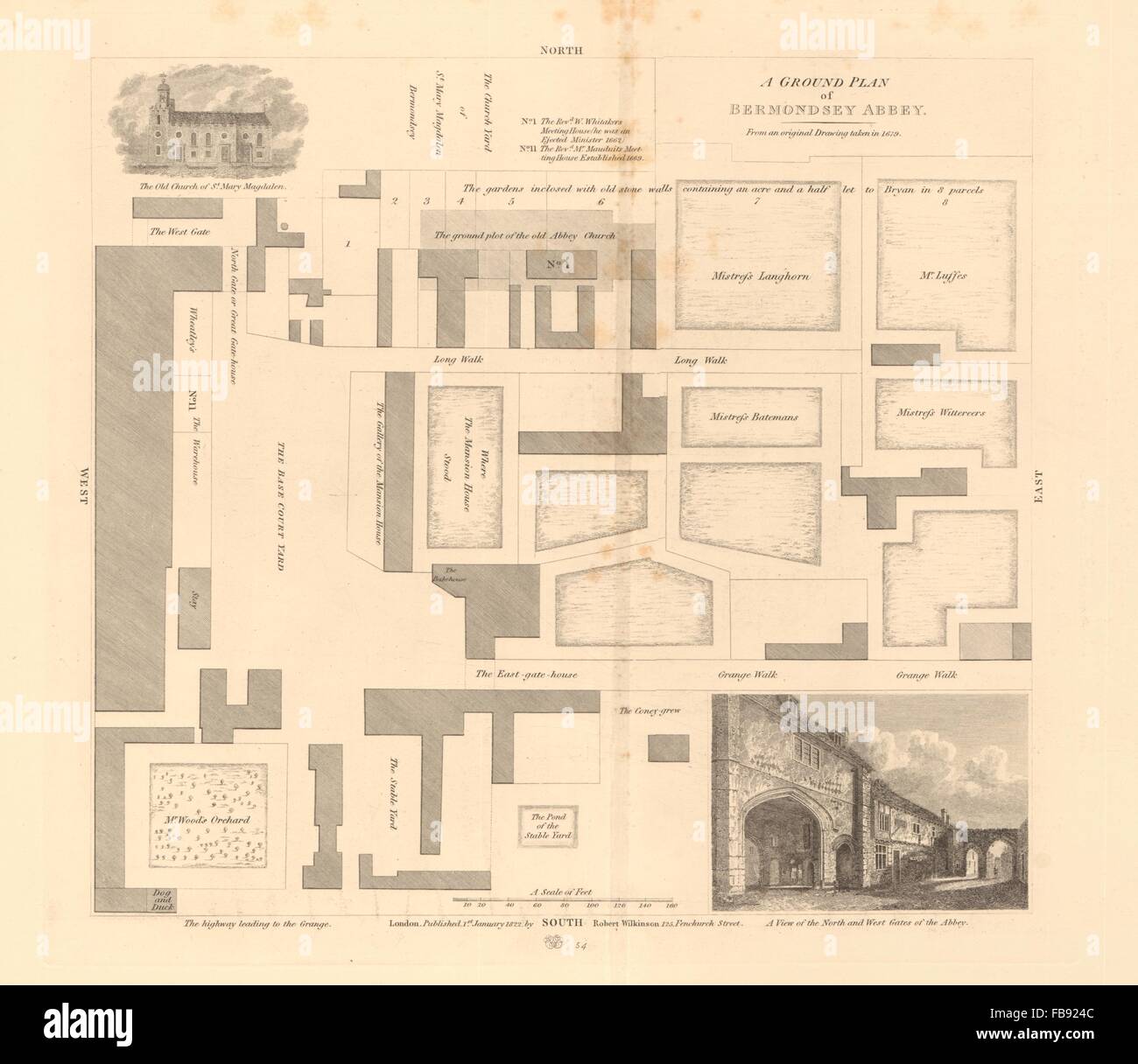 Abbey plan drawing hi-res stock photography and images - Alamy