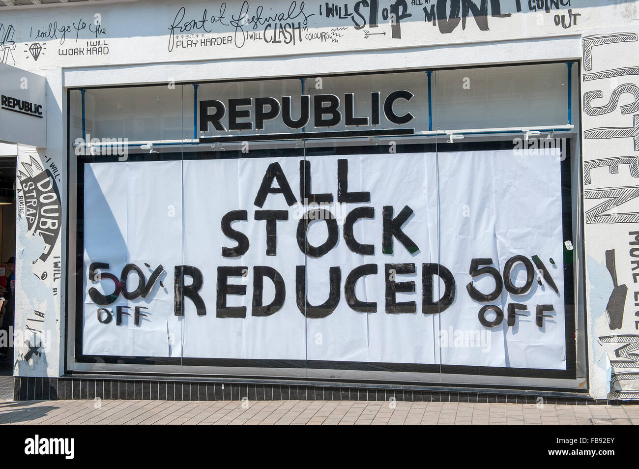 Republic clothes shop hi-res stock photography and images - Alamy