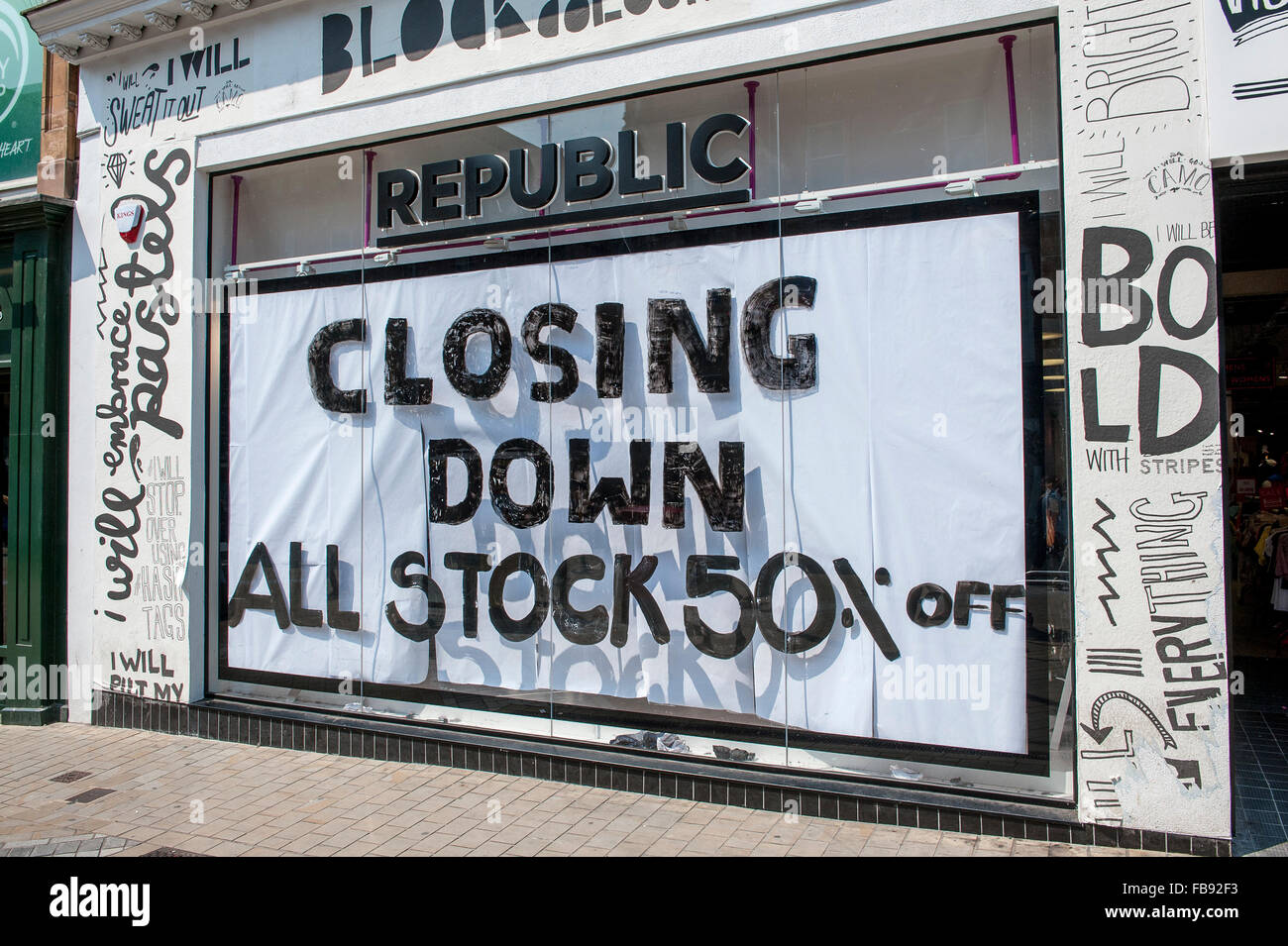 Republic clothes shop hi-res stock photography and images - Alamy