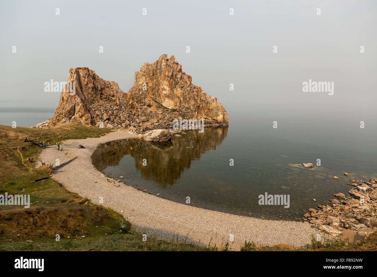 View of Shaman's Rock Beach Stock Photo - Alamy