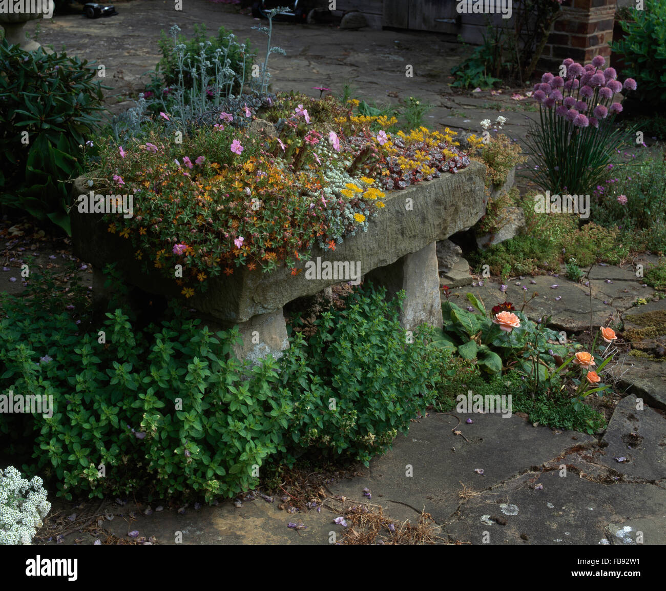 Gardens paving details country hi-res stock photography and images - Alamy
