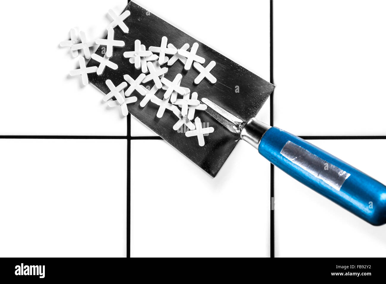 Tile and adhesive' Cut Out Stock Images & Pictures - Alamy