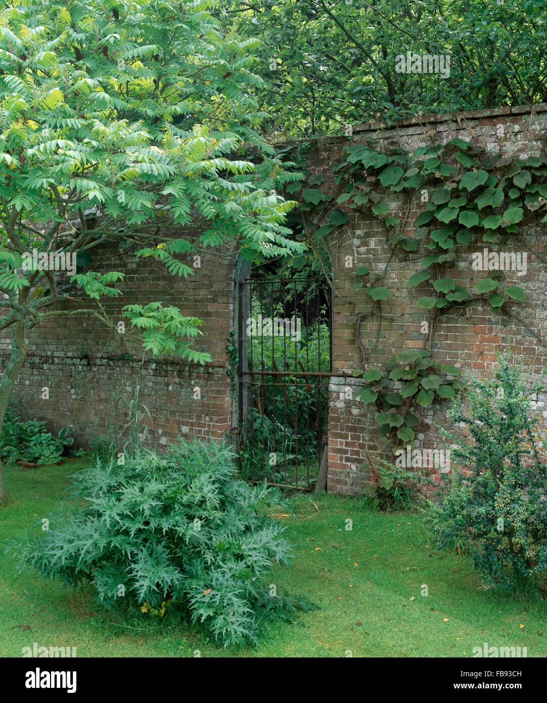 Walled garden gate hi-res stock photography and images - Alamy