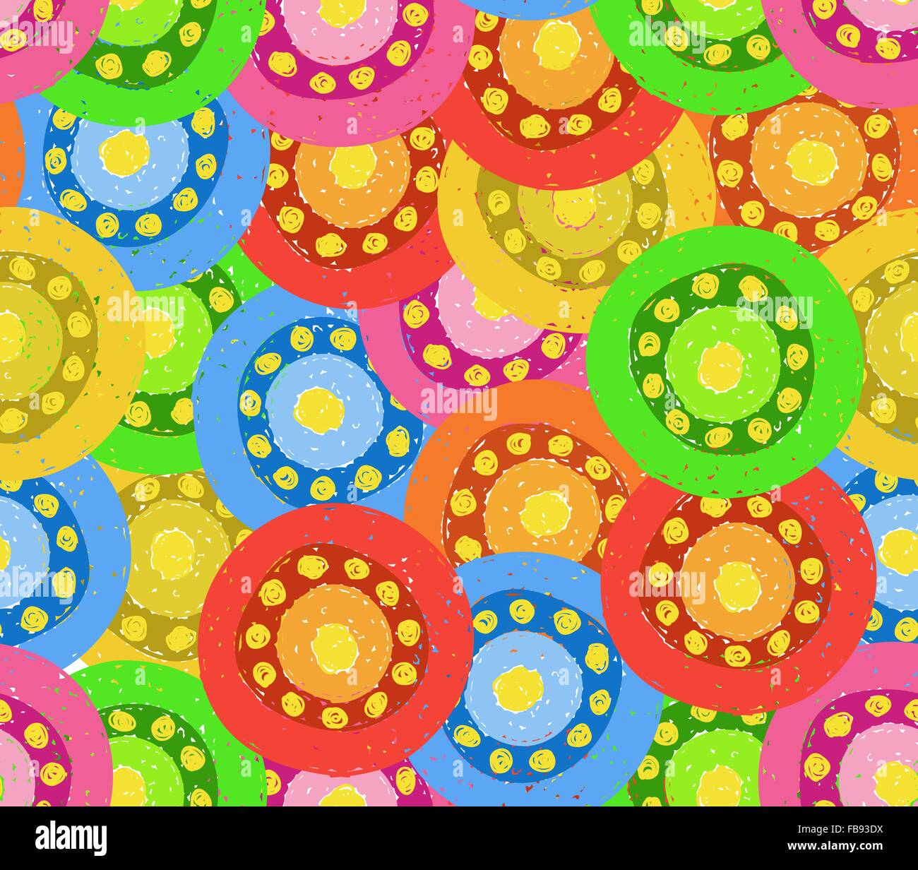 Painted Abstract Flower Seamless Pattern Stock Vector Image & Art - Alamy
