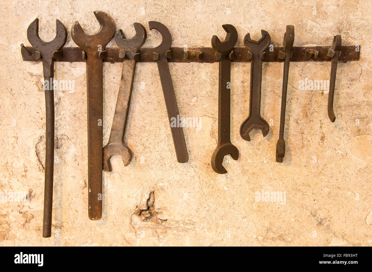 Old spanners hi-res stock photography and images - Alamy