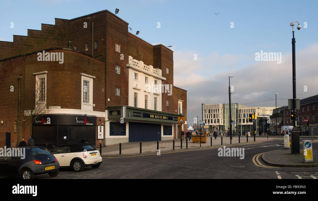 Weatherspoons in Rochdale closed after the floods Stock Photo - Alamy