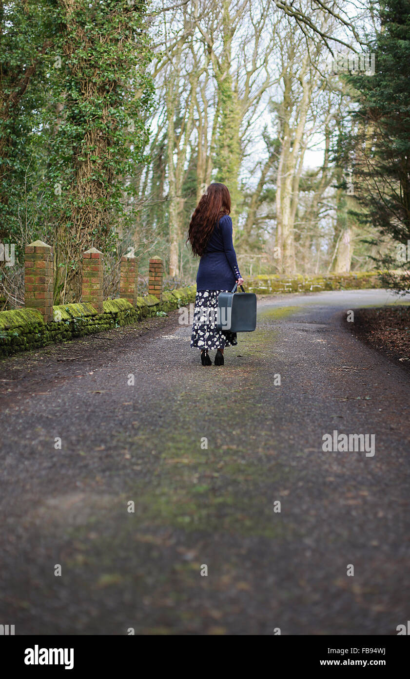 1940s Woman Walking High Resolution Stock Photography and Images - Alamy