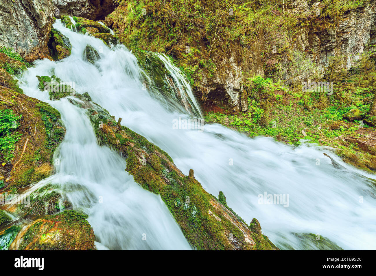Close up melting ice waterfall hi-res stock photography and images - Alamy