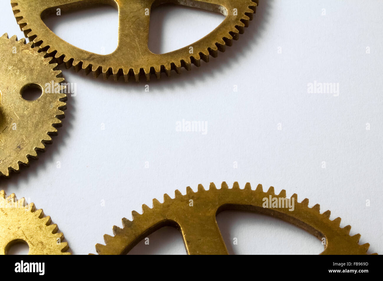 Cog cogs brass hi-res stock photography and images - Alamy