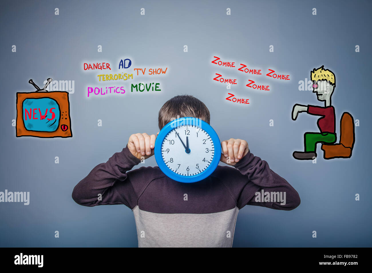 Zombie cartoon hi-res stock photography and images - Alamy