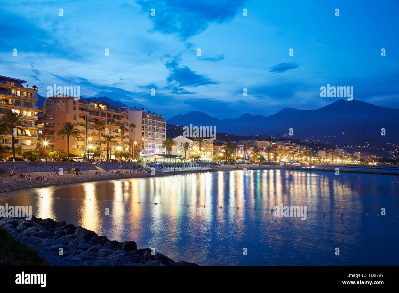 Roquebrune cap martin and beach hi-res stock photography and images - Alamy