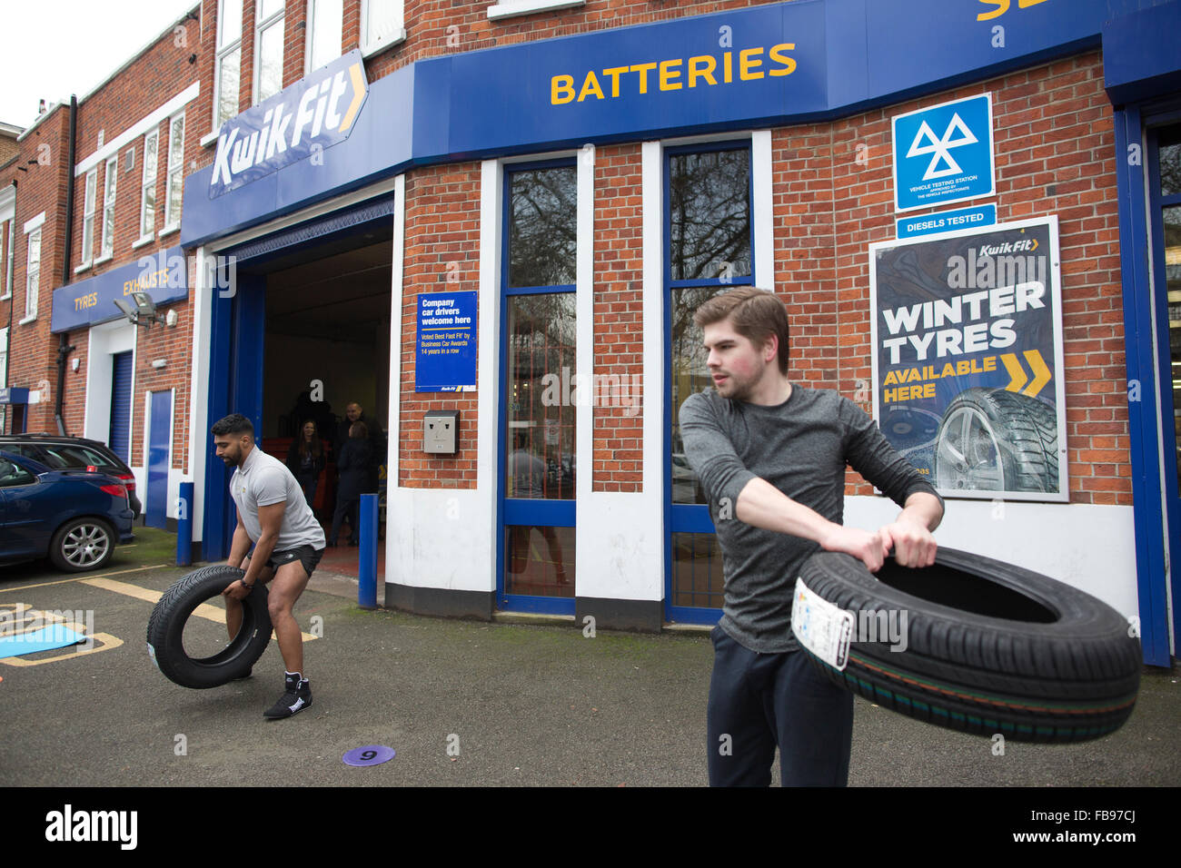 Automotive servicing company kwik fit hi-res stock photography and ...