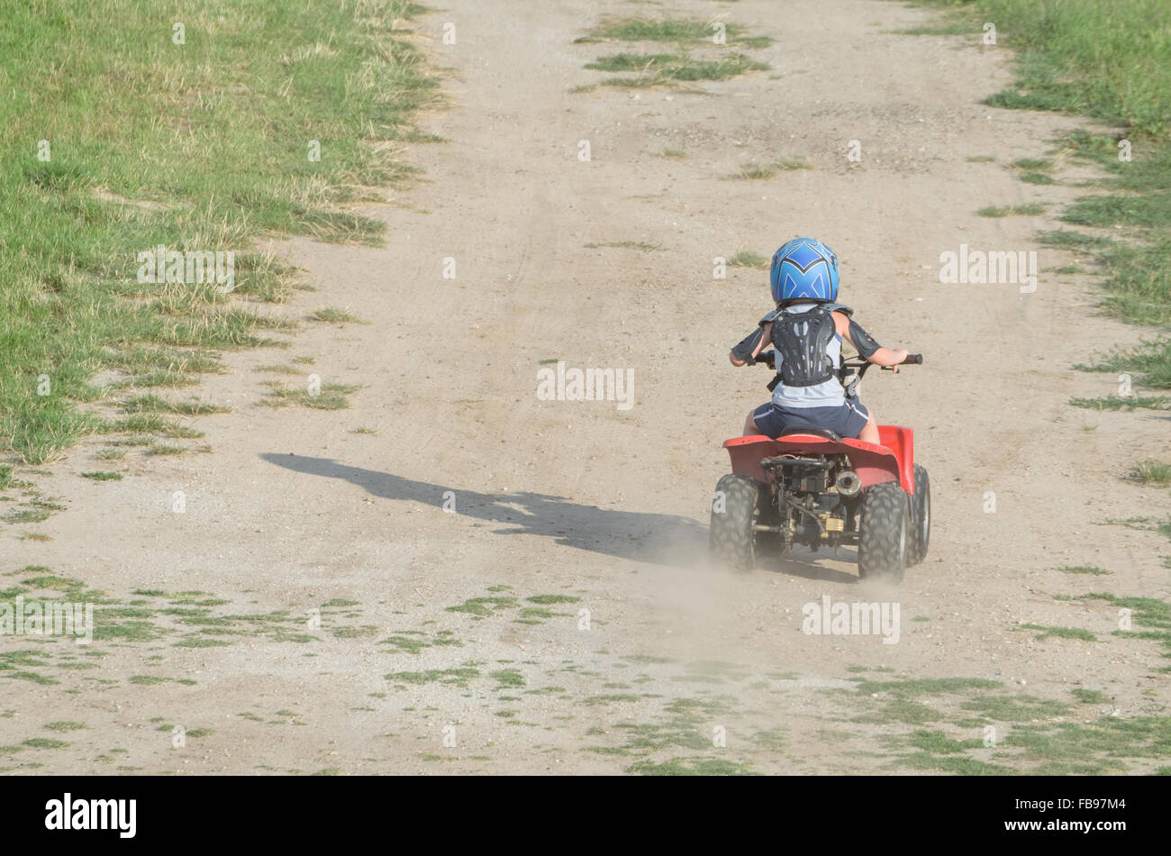 Boy quad bike hi-res stock photography and images - Alamy