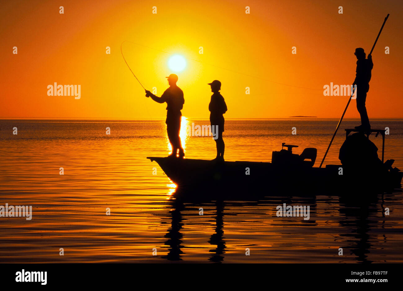 Couple fishing from a boat hi-res stock photography and images - Alamy