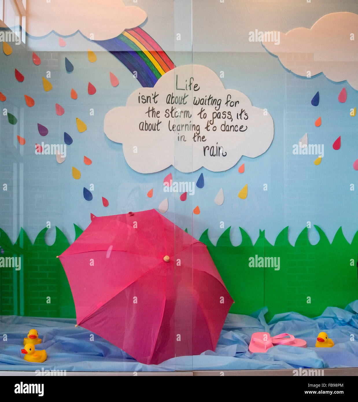 Inspirational message for a girls conference at a Church Stock Photo ...