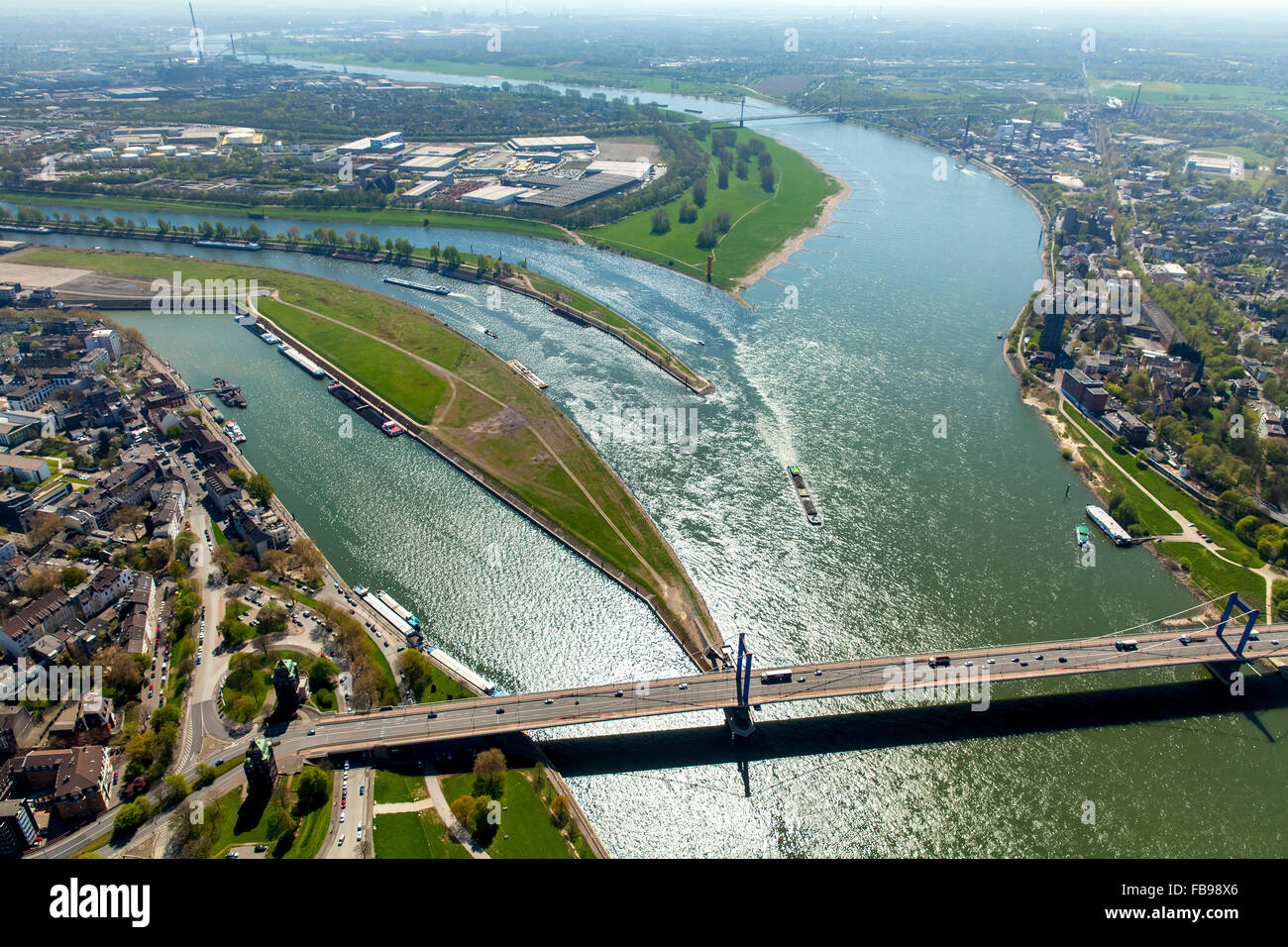Rhein backlit with ruhr estuary hi-res stock photography and images - Alamy