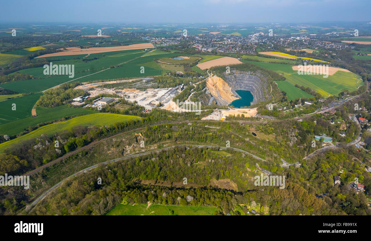 Aerial view, Neandertal with the location of the Neanderthal ...