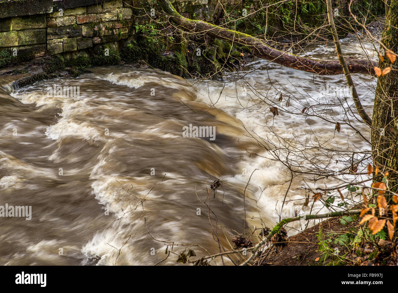 Weir, Reservoir, Worthington Lakes, Standish Stock Photo - Alamy