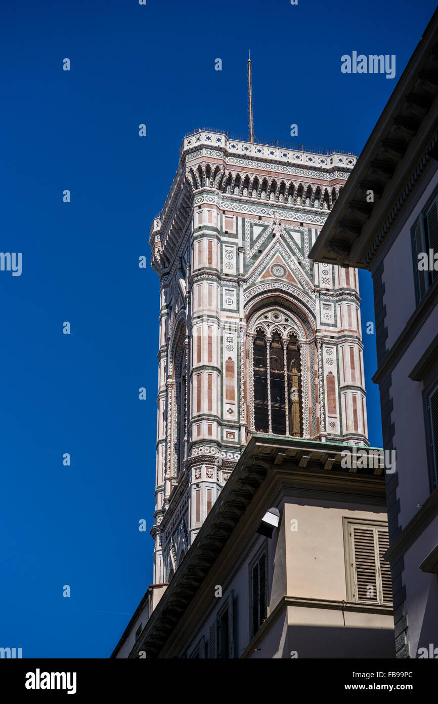 Giotto's bell tower in Florence Stock Photo - Alamy