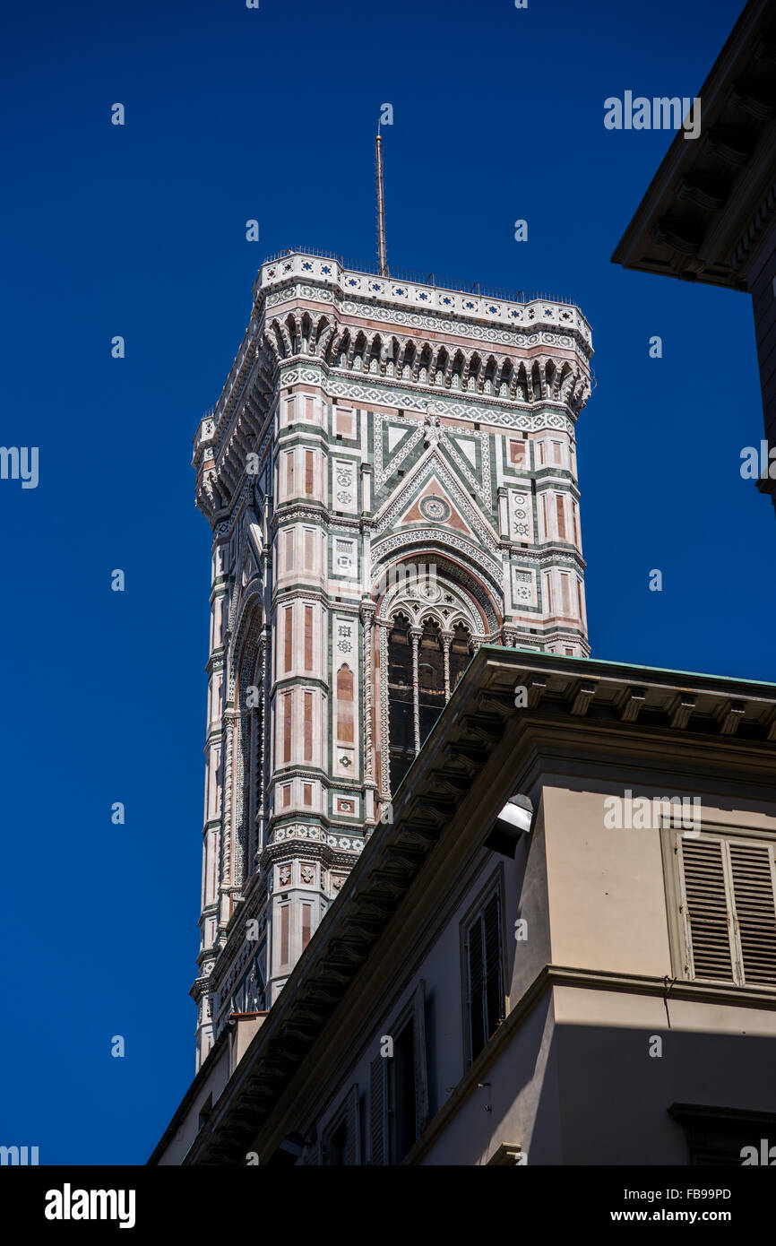 Giotto's bell tower in Florence Stock Photo - Alamy