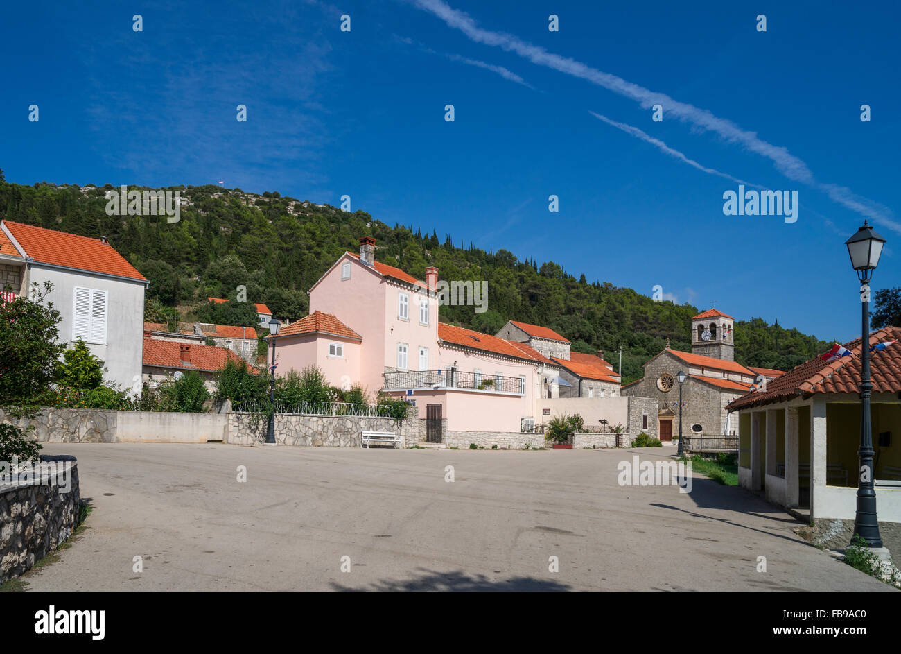 Village Pupnat at Korcula, Croatia Stock Photo - Alamy