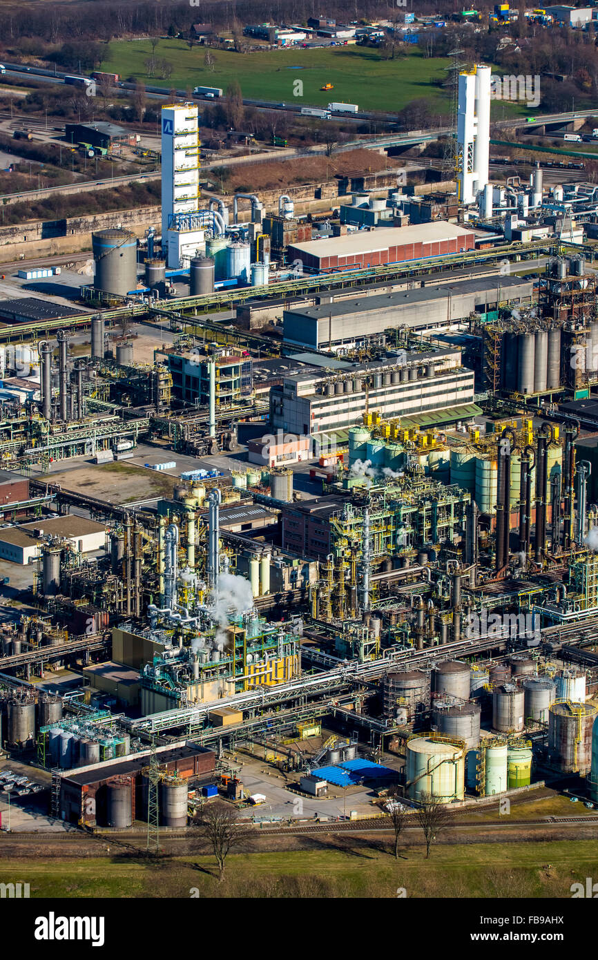 Aerial view, Ruhr chemistry, Polimeri Europa GmbH, Oxea, Chemical Park ...