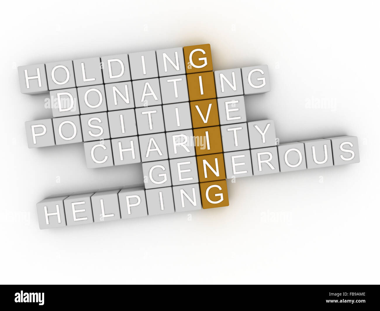 3d image Give word cloud concept Stock Photo - Alamy