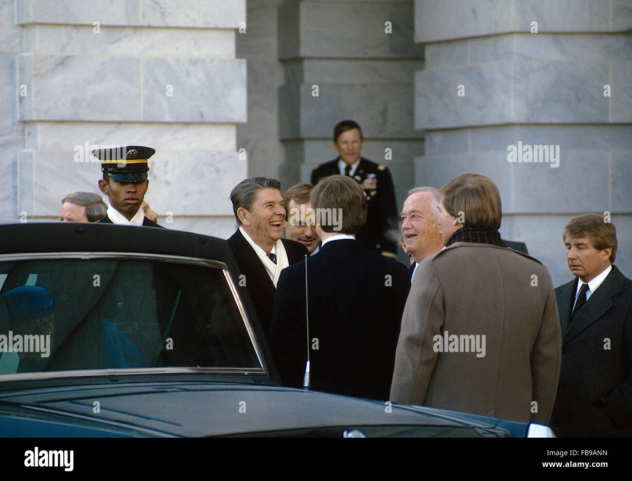 Inauguration ronald reagan 1985 hi-res stock photography and images - Alamy