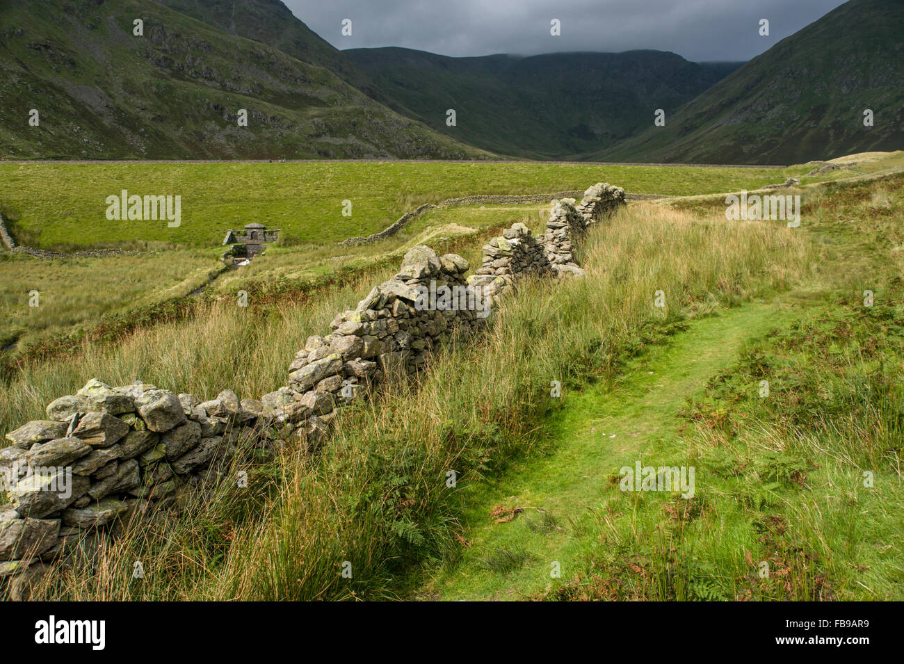 The Dam Kentmere Reservoir Stock Photo - Alamy