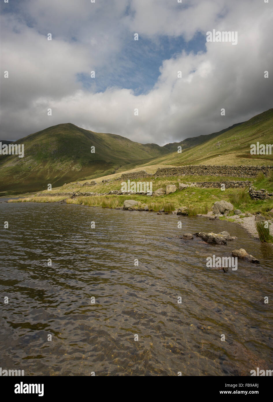 Nan Bield Pass from Kentmere Reservoir Stock Photo - Alamy