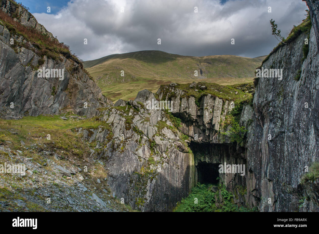 Steel Rigg Quarry Kentmere Stock Photo - Alamy